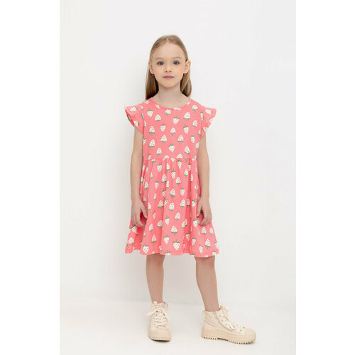 Платье crockid, размер 56/104, розовый