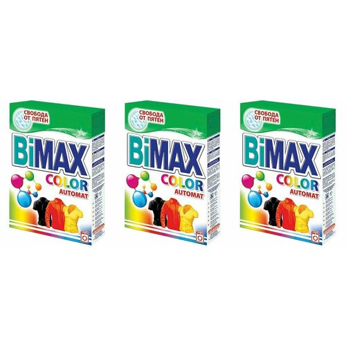 BiMAX Стиральный порошок Color, автомат, 400 г, 3 уп