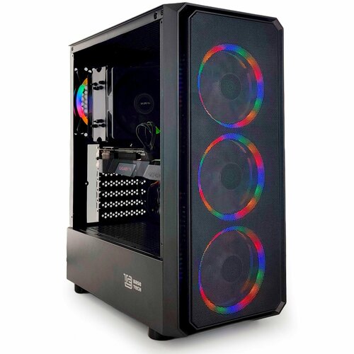 Игровой PC юкомс Ryzen 7 7700, RTX 2070 8GB, SSD 240GB, 64GB DDR5, БП 600W, win 10 pro, Black game case