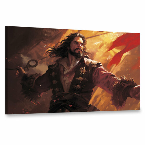 Интерьерная картина 100х60 "Пиратский меч"