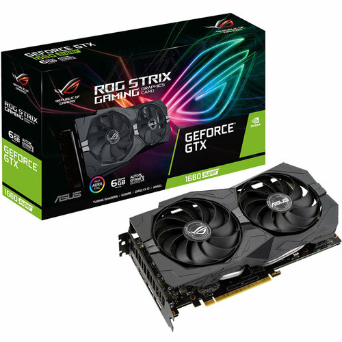 Видеокарта ASUS GeForce GTX 1660 SUPER STRIX GAMING OC 6144MB 192bit GDDR6 [ROG-STRIX-GTX1660S-O6G-GAMING]