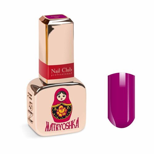 Nail Club professional Гель-лак коллекция Matryoshka, оттенок 1908 Fedosya Федосья, 13 мл.
