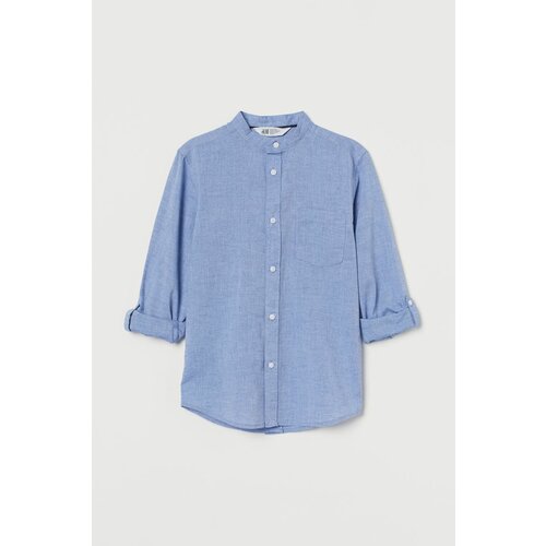 Рубашка H&M, размер 146, синий