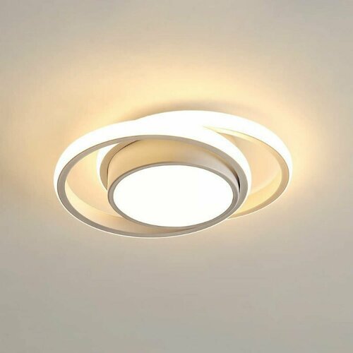 Потолочный светильник, Osairous, OS658727,32 Вт, Круглый , цвет: белый, теплый белый свет