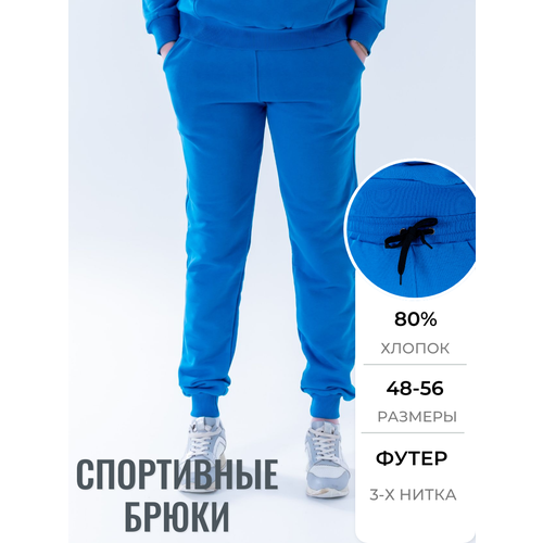 Брюки Karim, размер 52, голубой