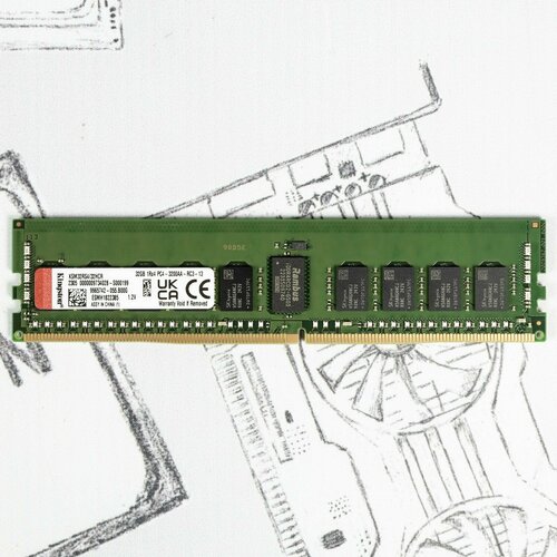 Оперативная память RDIMM DDR4 16Gb Kingston 32Gb