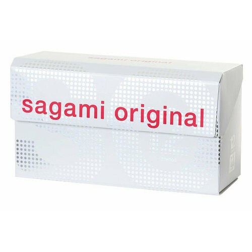 Ультратонкие презервативы Sagami Original 0.02 - 12 шт. (прозрачный)