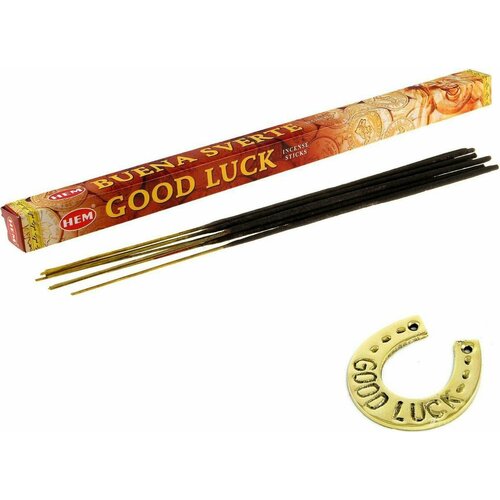 Hem Incense Sticks GOOD LUCK (Благовония, привлекающие деньги удача, Хем), уп. 8 палочек.
