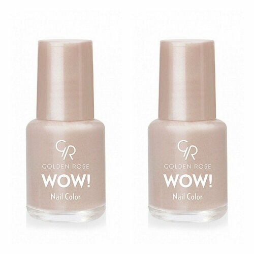 Golden Rose Лак для ногтей Wow! Nail Lacquer, тон 010, 6 мл, 2 штуки