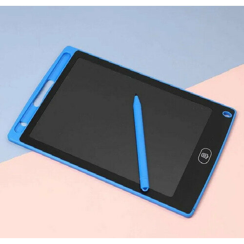 Графический планшет для заметок и рисования детский LCD Writing Tablet 10 дюймов со стилусом / синий / Интерактивная доска / Планшет для рисования / Электронный блокнот