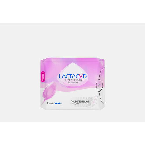 Гигиеническая продукция Lactacyd Ultra Super Pad / количество 8 шт