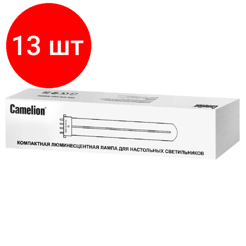 Комплект 13 штук, Лампа люминесцентная 11Вт, цок 2G7, 6400K