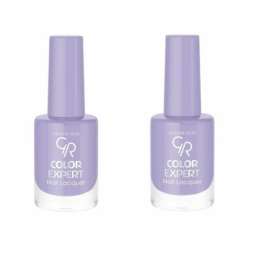 Golden Rose Лак для ногтей Color Expert, тон 158, широкая кисточка, 10 мл, 2 шт