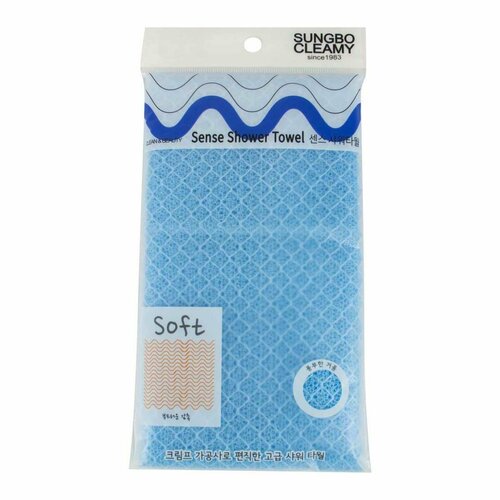 Мочалка для душа Sung Bo Cleamy (28х95) Sense Shower Towel 1 piece