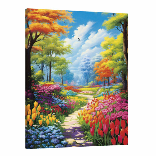 Интерьерная картина 50х70 "Весенний сонет"