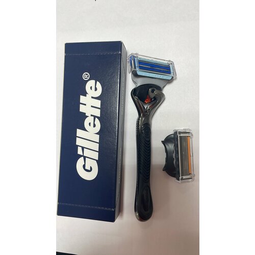 Набор для бритья. Бритва безопасная со сменной кассетой Gillette Fusion Proglide плюс сменная кассета Gillette Skinguard Sensetive