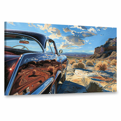 Интерьерная картина 100х60 "Искусство автомобиля"