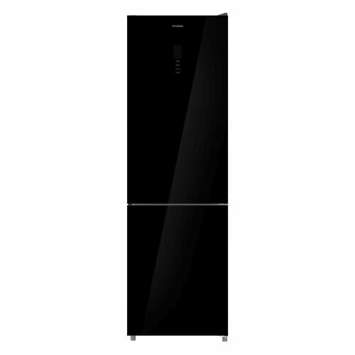 Холодильник двухкамерный Hyundai CC3586F черное стекло