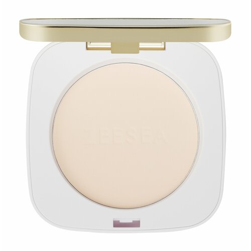 ZEESEA Пудра компактная Soft Velvet Pressed Powder, 7 г, 01 Pearl White / Жемчужный