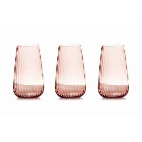 Набор стаканов для воды Opium, розовый, 0,57 л, 6 шт (Le Stelle)