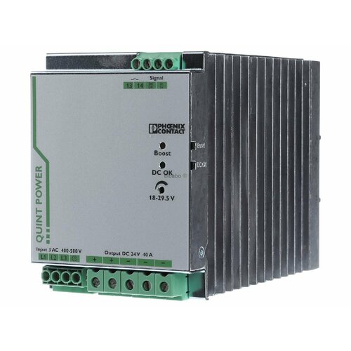 Источник постоянного тока 400 . 500 В / 24 В 960 Вт QUINT-PS/3AC/24DC/40 – Phoenix – 2866802 – 4046356152877