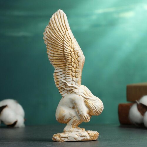 Хорошие сувениры Фигура "Девушка Ангел" 15х8х6см, позолота