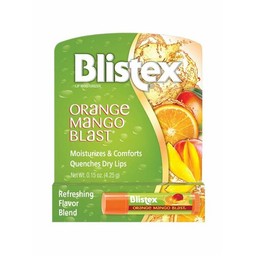 Бальзам для губ Blistex "Orange Mango Blast" - Увлажнение и Восстановление