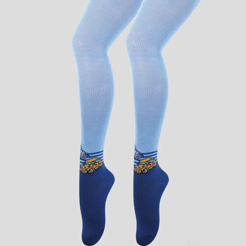 Колготки PARA socks, размер 86/92, голубой