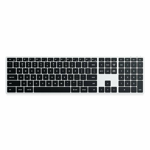 Беспроводная клавиатура Satechi Slim X3 Bluetooth Keyboard-RU. Раскладка - Русская. Цвет: серебристы