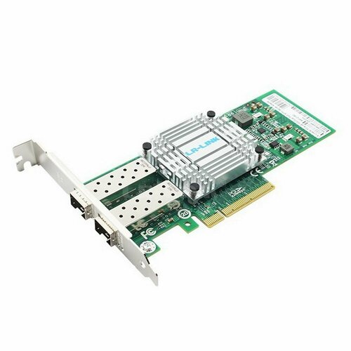 Lr-Link Cетевая карта Dual SFP+ Port 10 Gigabit Ethernet Server Adapter, 2 x SFP+ (SFP+Cage), Intel 82599ES, PCI-E v2.0 (5.0GT/s)x8 ACD-9802BF-DualSFP+