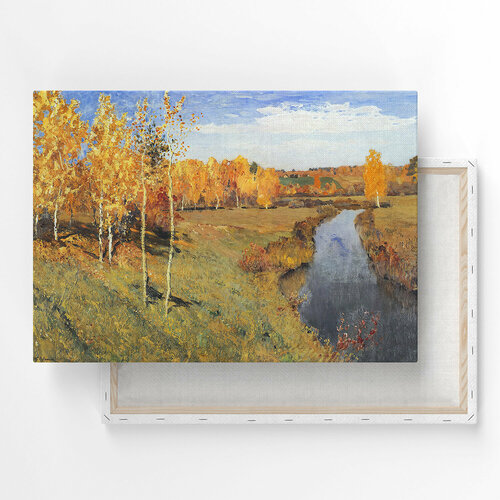 Картина на холсте с подрамником / Levitan Isaak / Исаак Левитан - Золотая осень