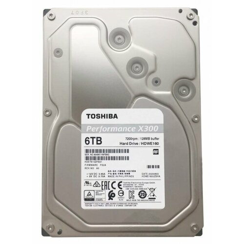 Жесткий Диск Toshiba HDETS10ZPA51 6TB 7200 SATAIII 3,5" HDD