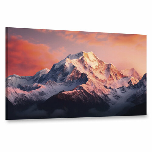 Интерьерная картина 100х60 "Горы рассвет"