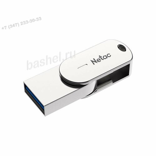 Накопитель Netac U785C USB3.0+TypeC Dual Flash Drive 64GB, NeTac