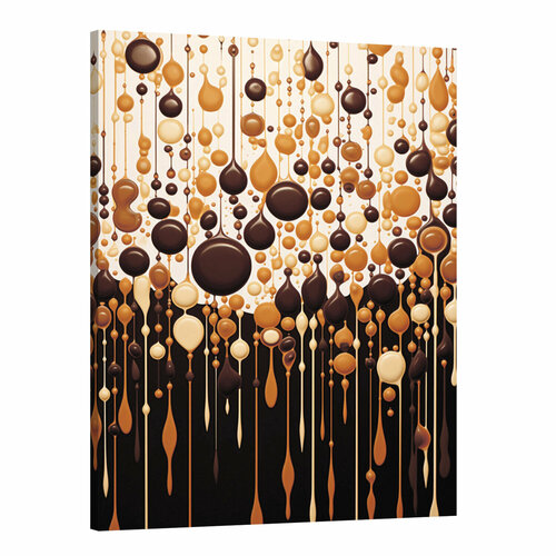 Интерьерная картина 50х70 "Шоколадный дождь"