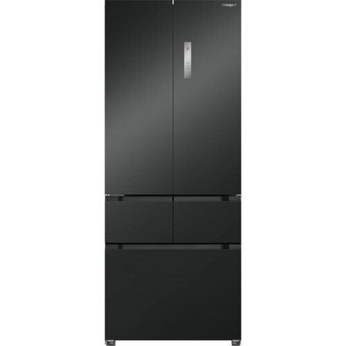 Отдельностоящий холодильник Weissgauff WFD 450 Built-in Inverter NoFrost Dark Inox