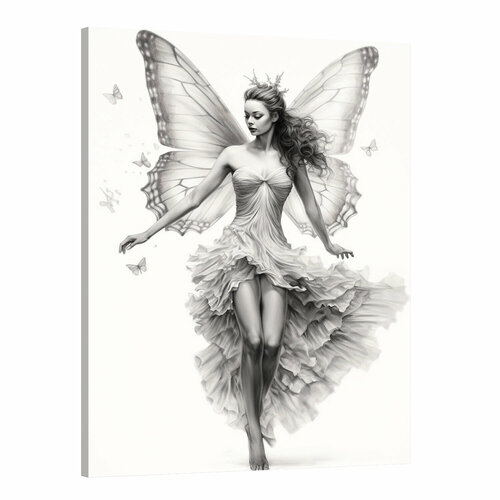 Интерьерная картина 50х70 "Бабочки в танце"