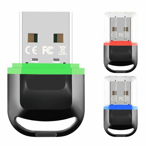 Блютуз адаптер для пк / USB Bluetooth адаптер 5.3 / передатчик для ПК, чёрный