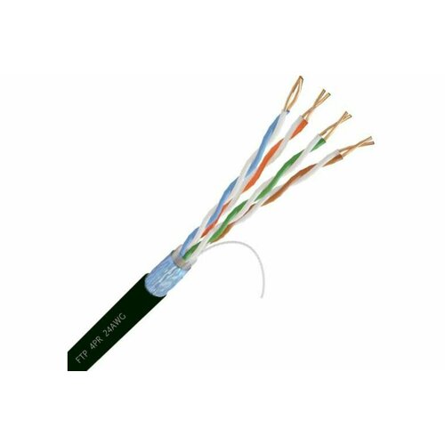 Netlink Кабель омедненный NL-CCA FTP 4PR 24 AWG CAT5е 305м внешний УТ-00000565