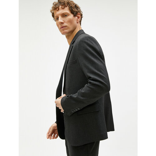 Пиджак KOTON, размер 48, серый