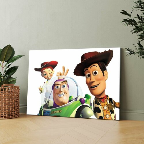 Картина на холсте (История игрушек Большой побег (Toy Story 2, 1999)) 20x30 см. Интерьерная, на стену.