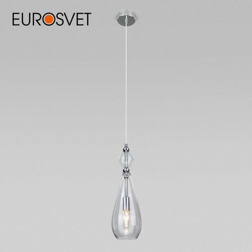 Подвесной акцентный светильник Eurosvet Ilario 50202/1, цвет прозрачный