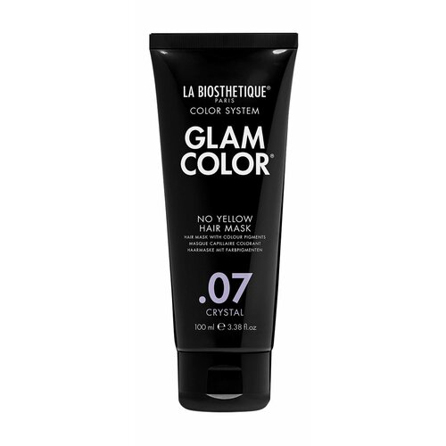 Тонирующая маска для волос / 100 мл / La Biosthetique Glam Color No Yellow Hair Mask .07 Crystal