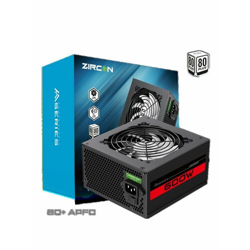 Блок питания ATX 600W ZIRCON AA-600 80+ APFC