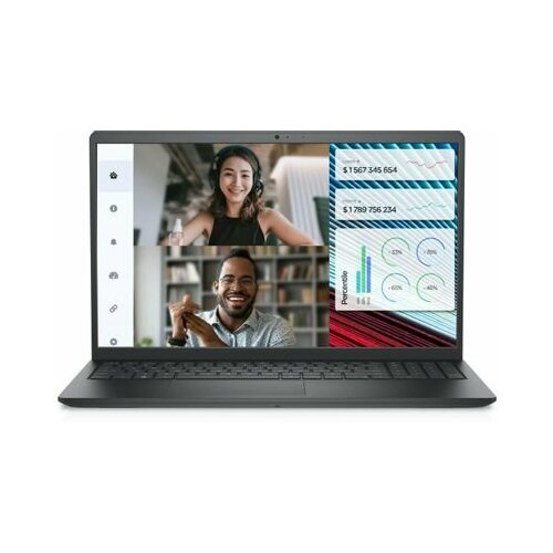 Ноутбук DELL Vostro 3520 3520-3850, 15.6", WVA, Intel Core i3 1215U 1.2ГГц, 6-ядерный, 8ГБ DDR4, 512ГБ SSD, Intel UHD Graphics, Ubuntu, черный