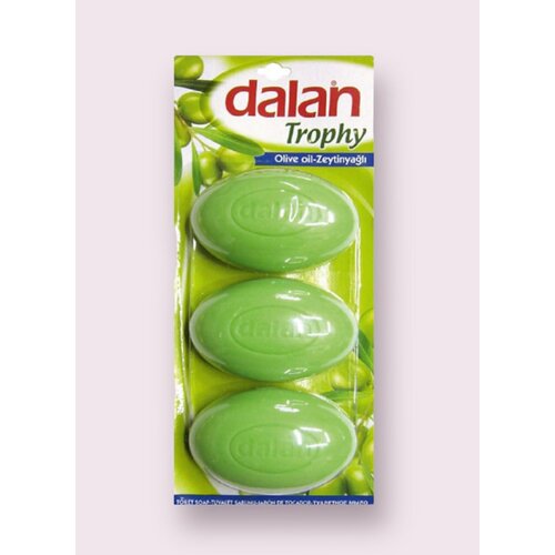 Dalan натуральное, банное, турецкое мыло с ароматом зеленого яблока. 3шт