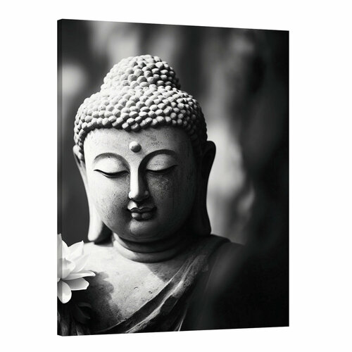 Интерьерная картина 50х70 "Будда и путь к просветлению"