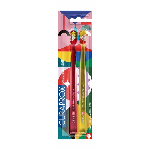 Набор зубных щеток / Curaprox Toothbrush 5460 Ultra Soft Set Special Edition | Power Smile