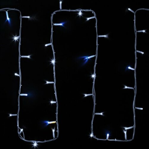 Светодиодная модульная гирлянда "Дюраплей" Neon-night с эффектом мерцания 20 м, 200 светодиодов, белое свечение, белый каучук, IP67 (315-185)