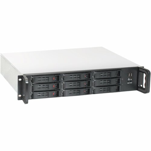 ABC Серверный корпус 2U 19 RM ExeGate Pro 2U650-HS09 EX284961RUS, ATX, черный (без БП)